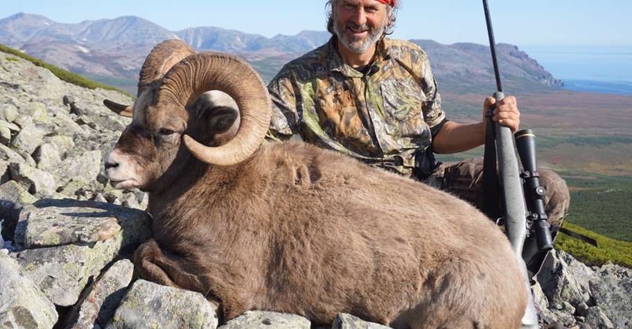Snow Sheep hunting trips - BookYourHunt.com